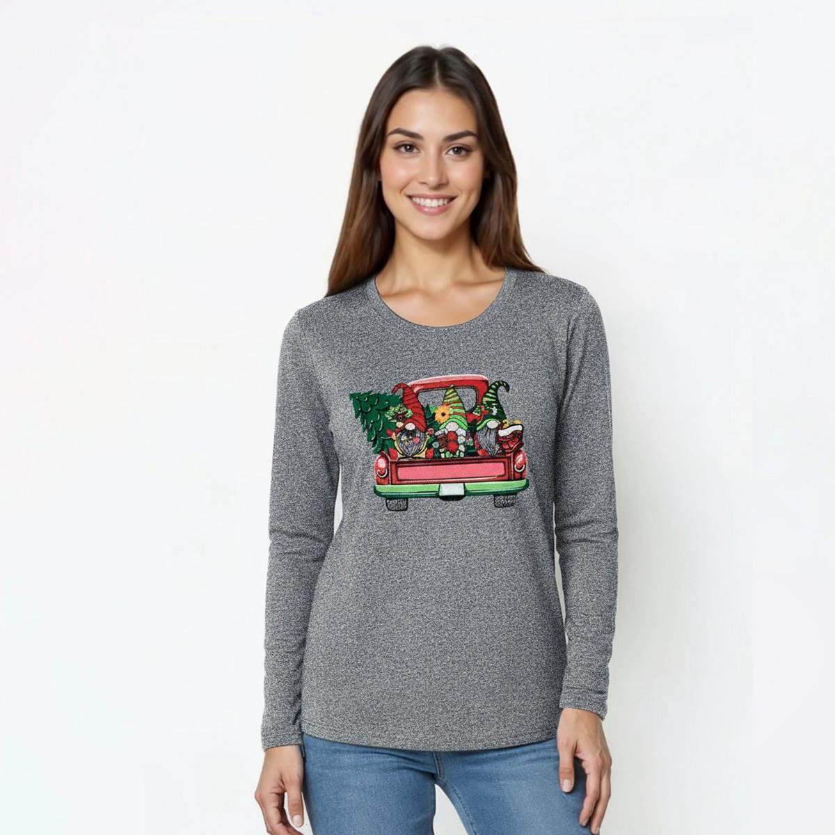 Click here for Petite Hasting & Smith Long Sleeve Gnomes & Tree H... prices